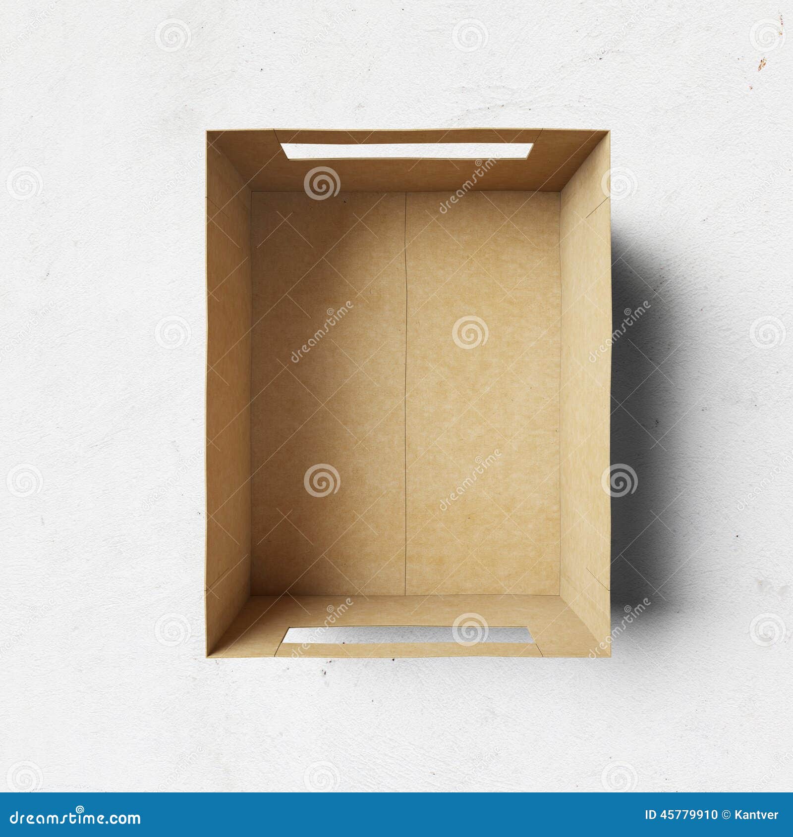 Box of cardboard stock photo. Image of open, clean, background - 45779910