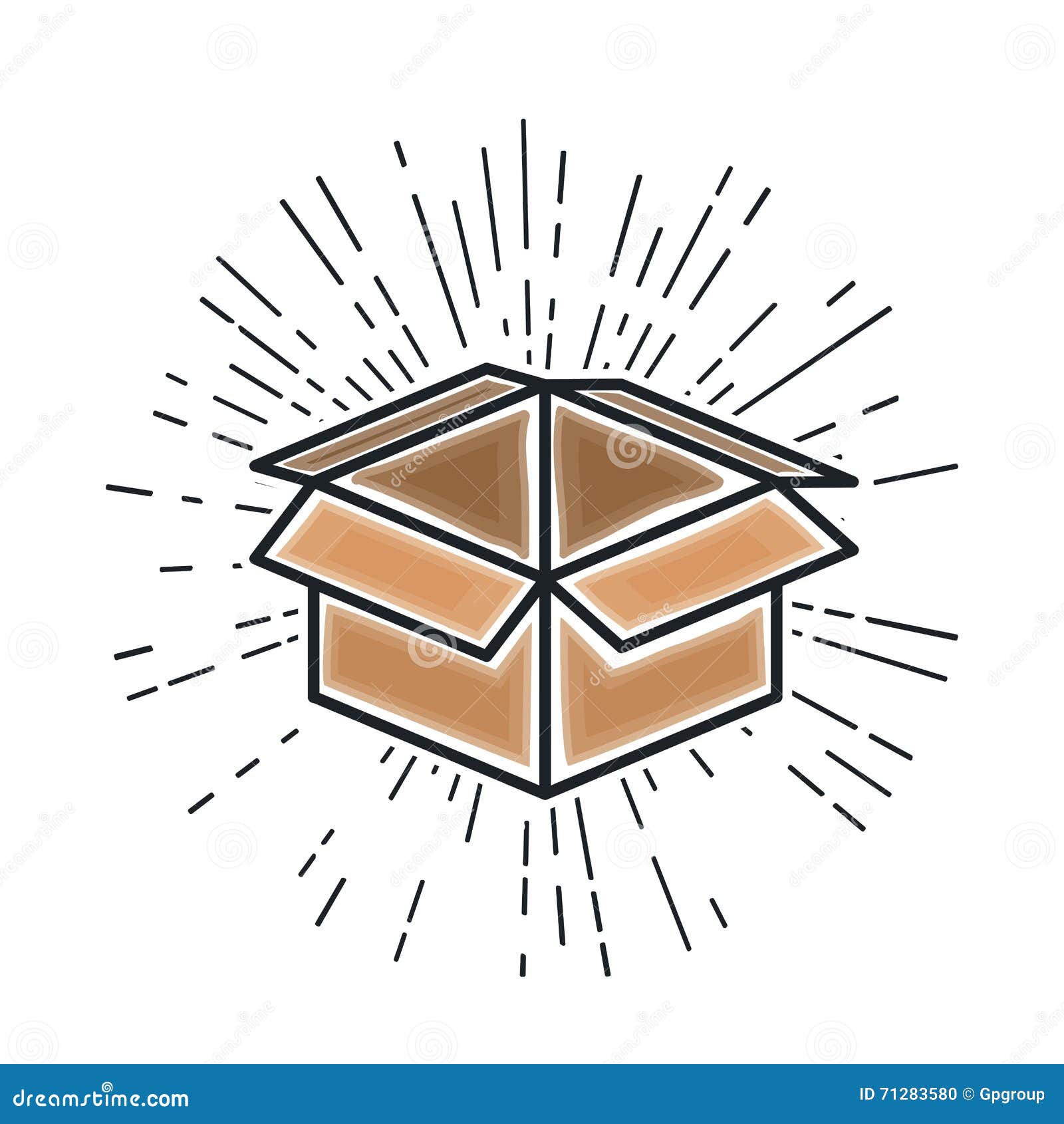 Box carton icon design stock vector. Illustration of object - 71283580