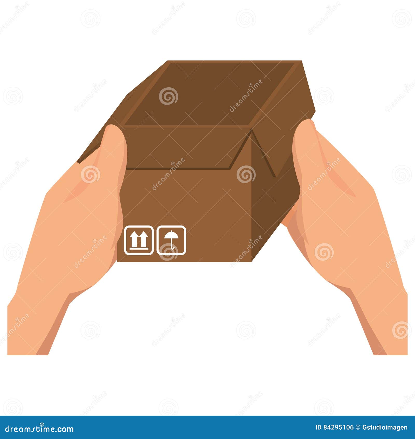 Box carton packing icon stock illustration. Illustration of packaging ...
