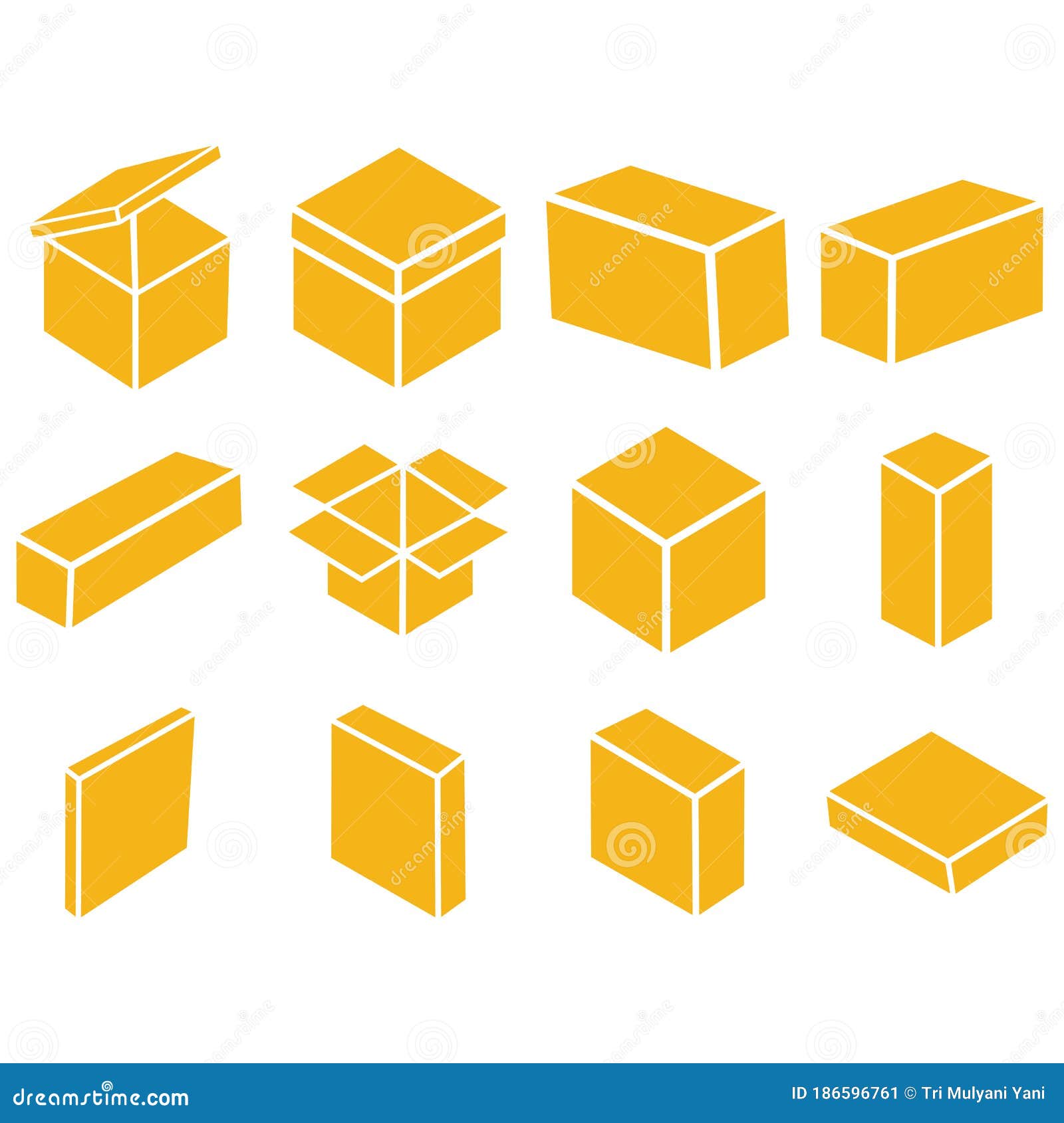 Box Icon Vector Design Symbol Stock Vector - Illustration of industrial ...