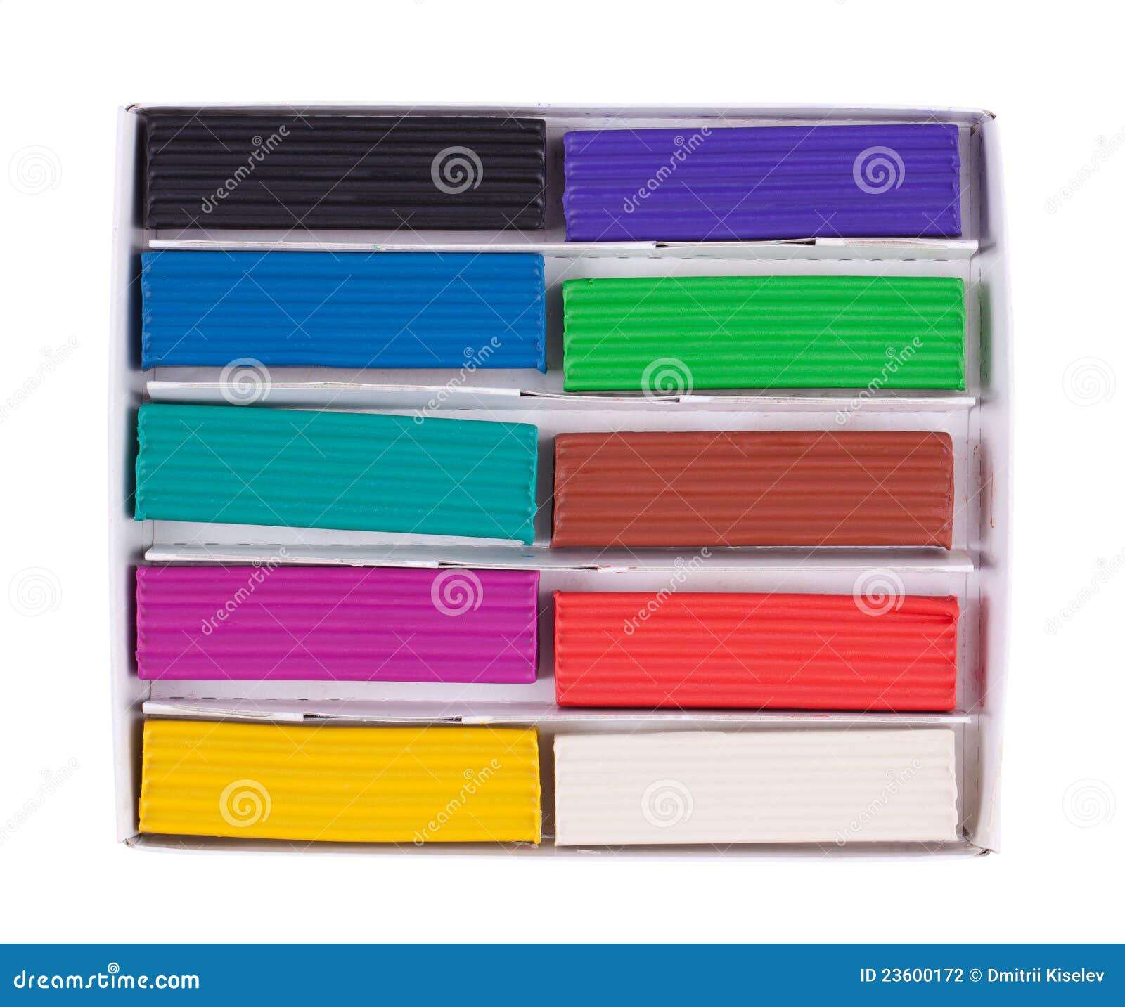 Box with a Children S Modeling Clay Stock Photo - Image of hobby ...