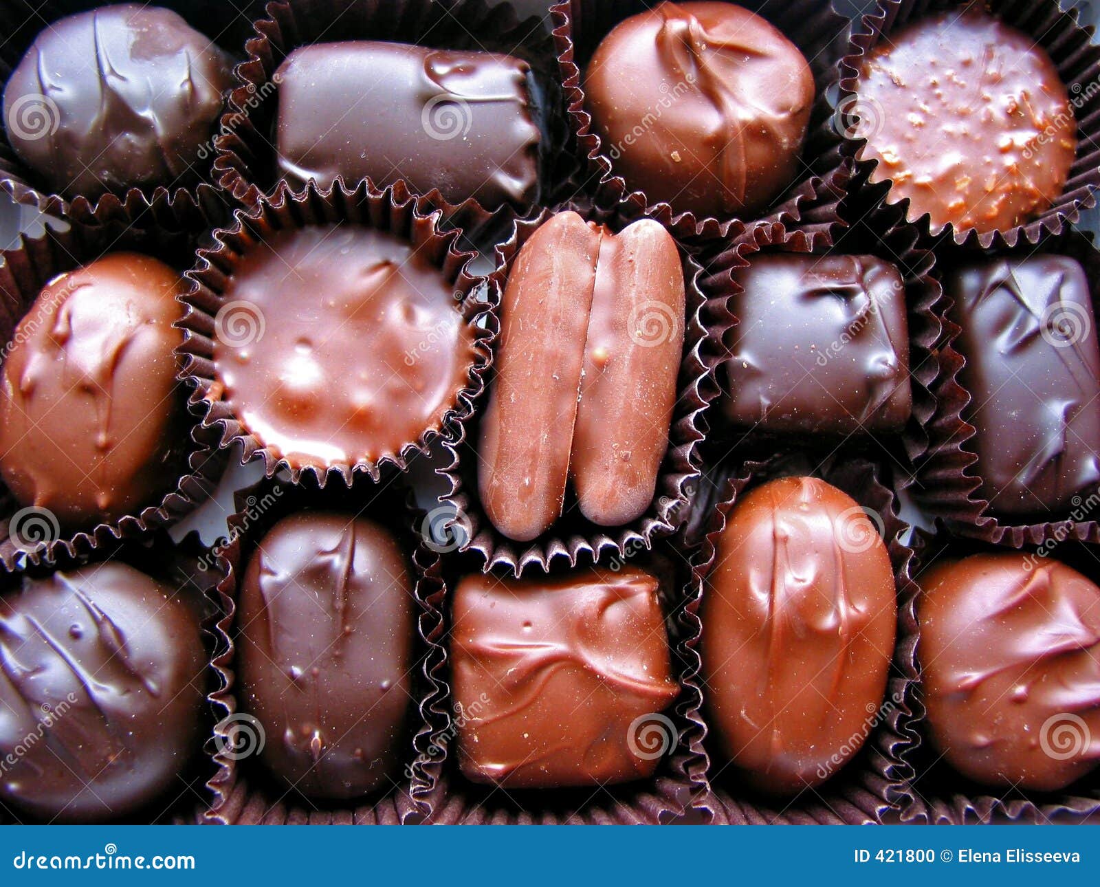 Box of chocolates 1 stock photo. Image of truffle, confectionary - 421800