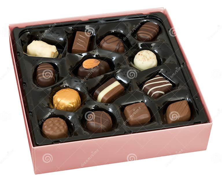 Box of chocolates stock photo. Image of assorted, gift - 3916378