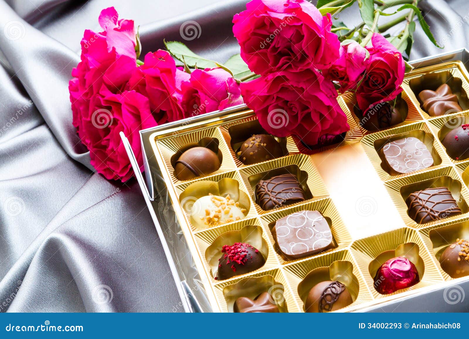Box of chocolates stock image. Image of assorted, gift - 34002293