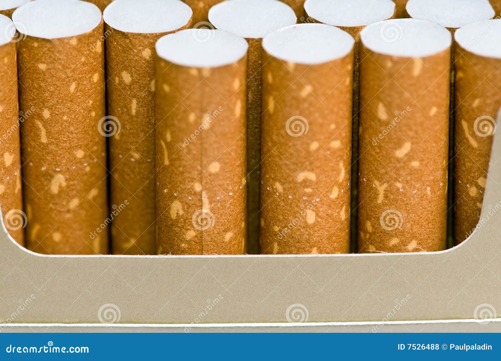 Box of cigarettes stock photo. Image of tobacco, quit - 7526488
