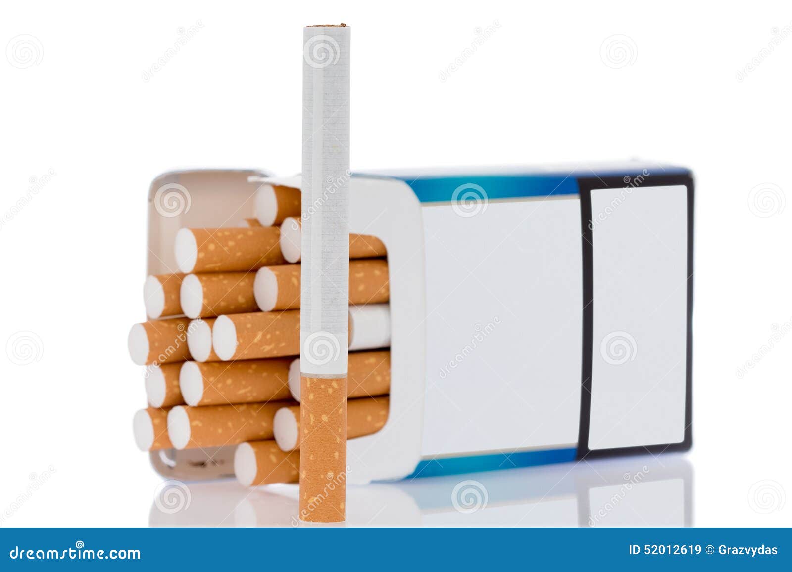 Box of cigarettes stock image. Image of cigarette, cancer - 52012619