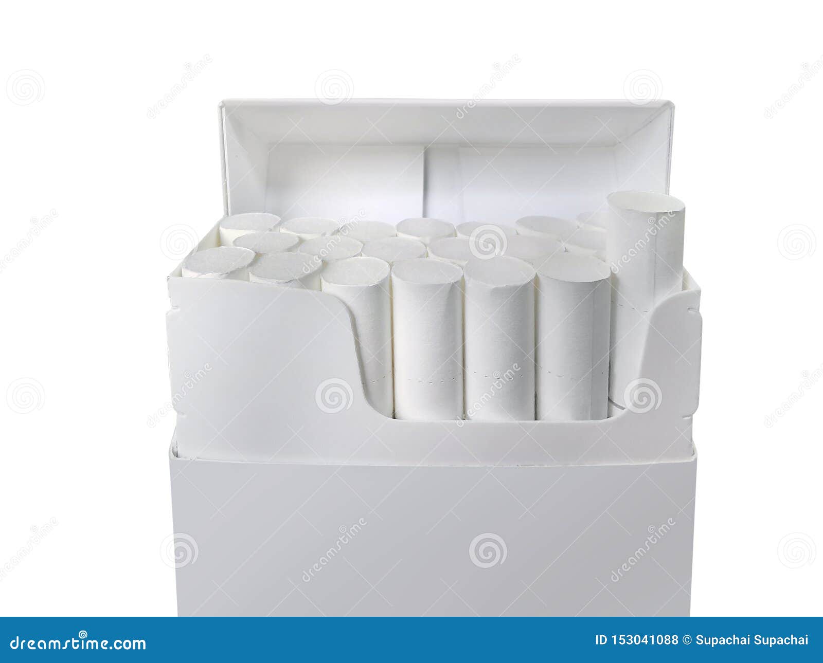 Box of Cigarettes, Isolated on a White Editorial Stock Photo - Image of ...