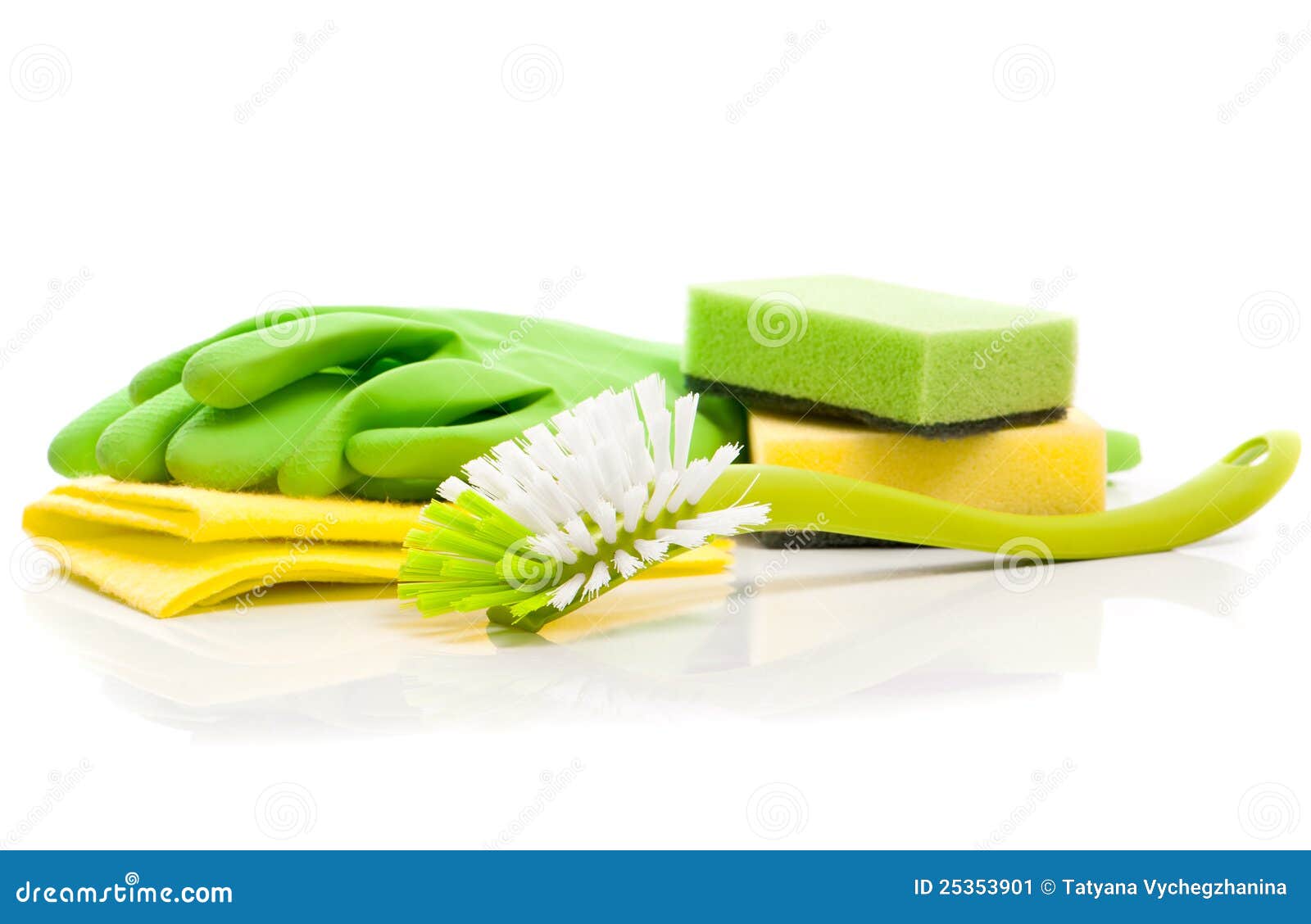 Box of cleaning supplies stock image. Image of cleaning - 25353901