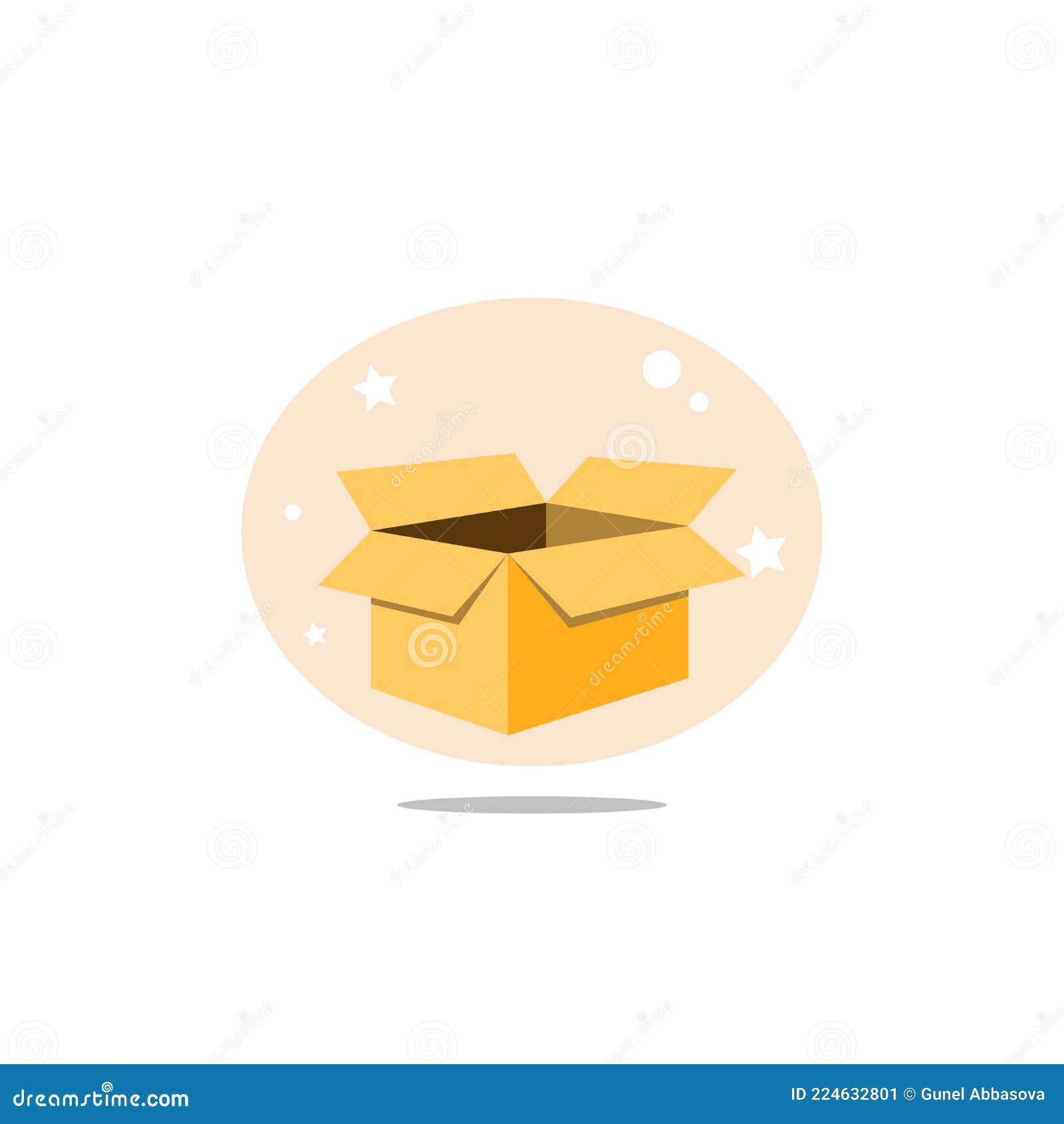 Box Clipart. Box Isolated Flat Vector Clipart Stock Vector ...