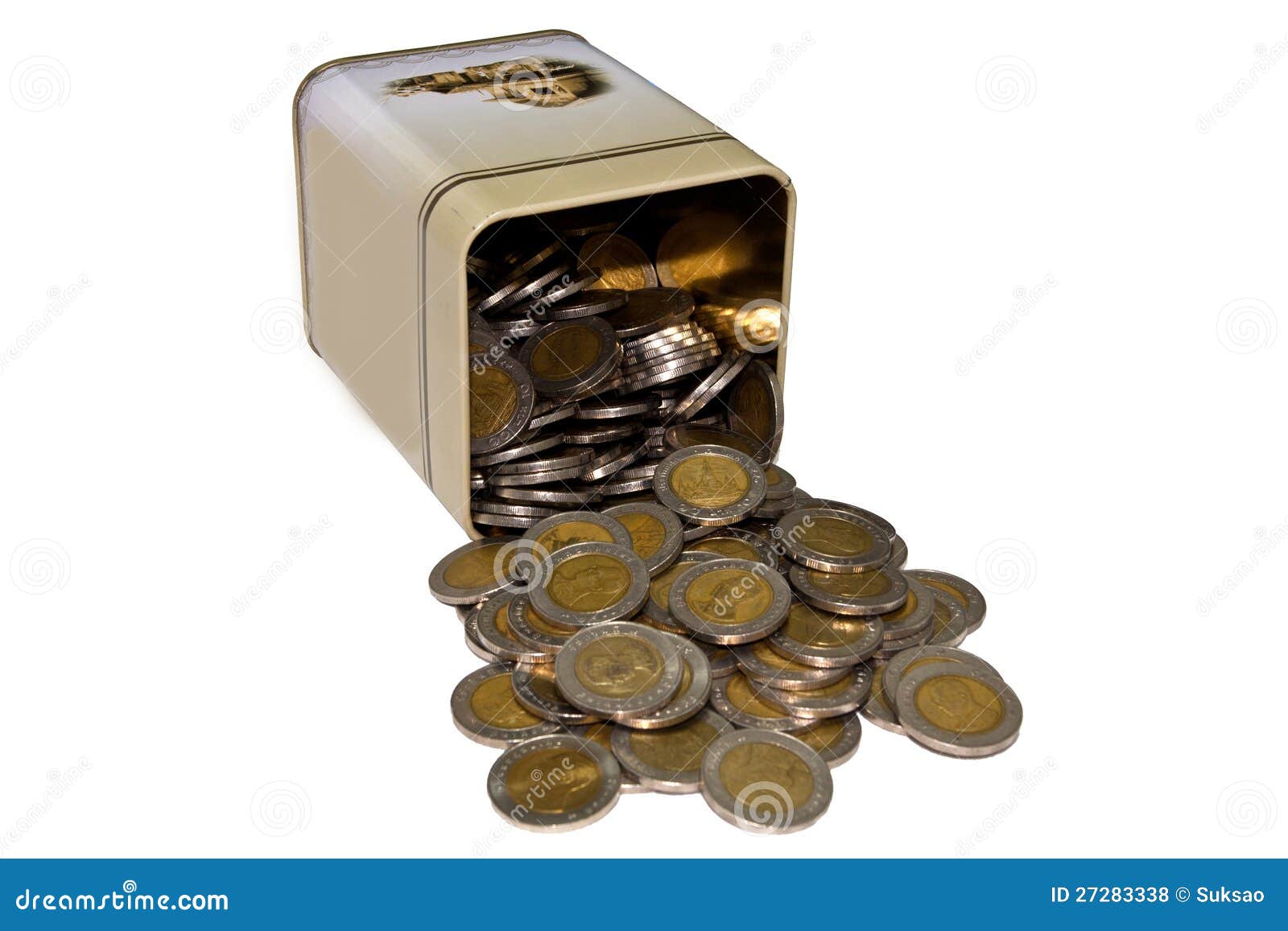 Box coin stock photo. Image of economy, earnings, finance - 27283338