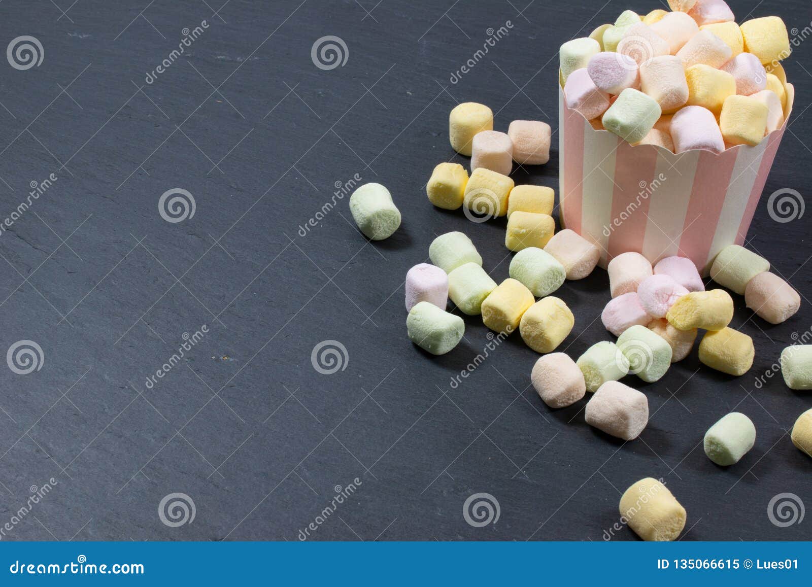 Box of marshmallows stock image. Image of candy, marshmallows - 135066615