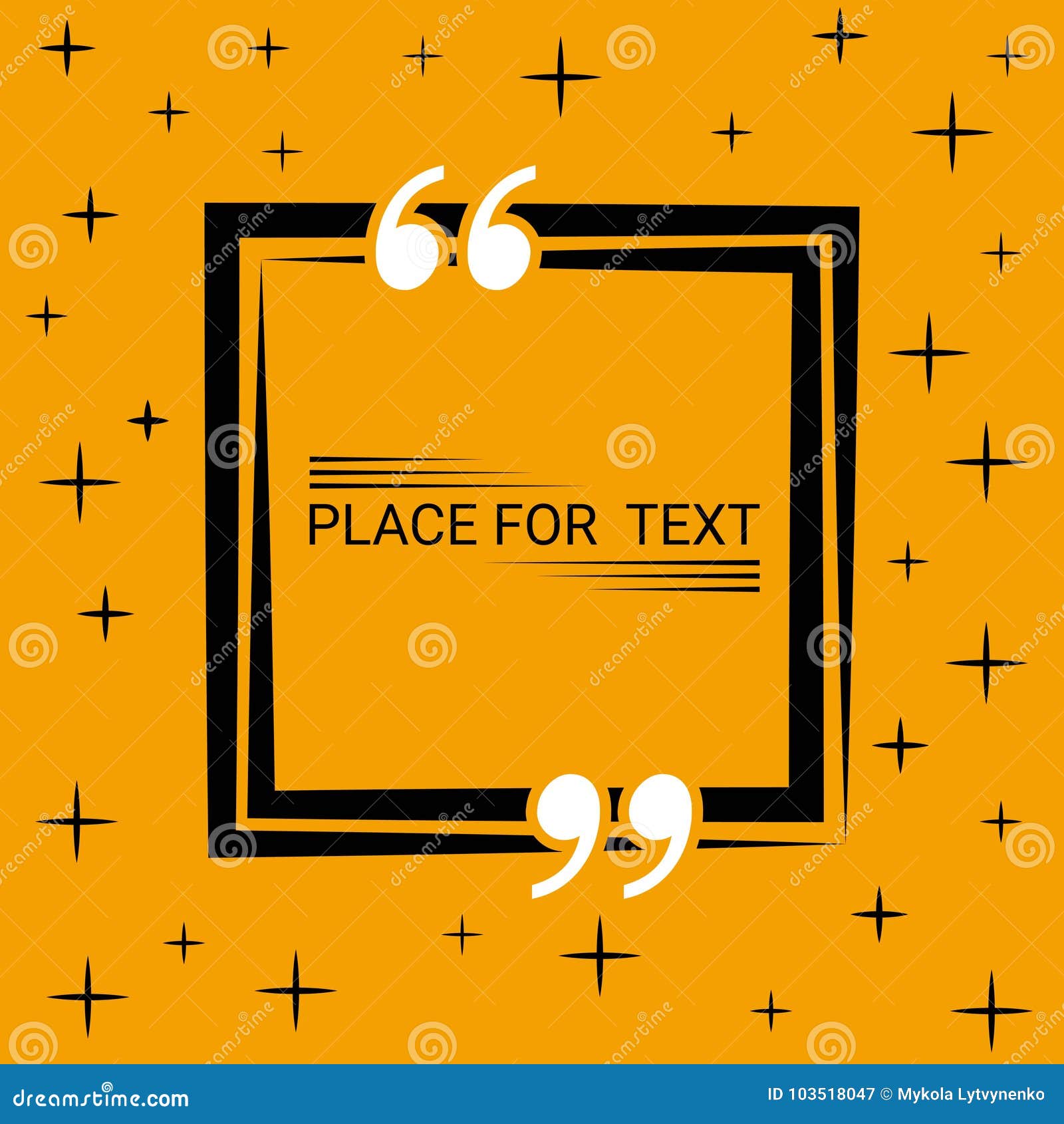 Dialogue Box Definition Information Frames With Quote Marks Vector ...