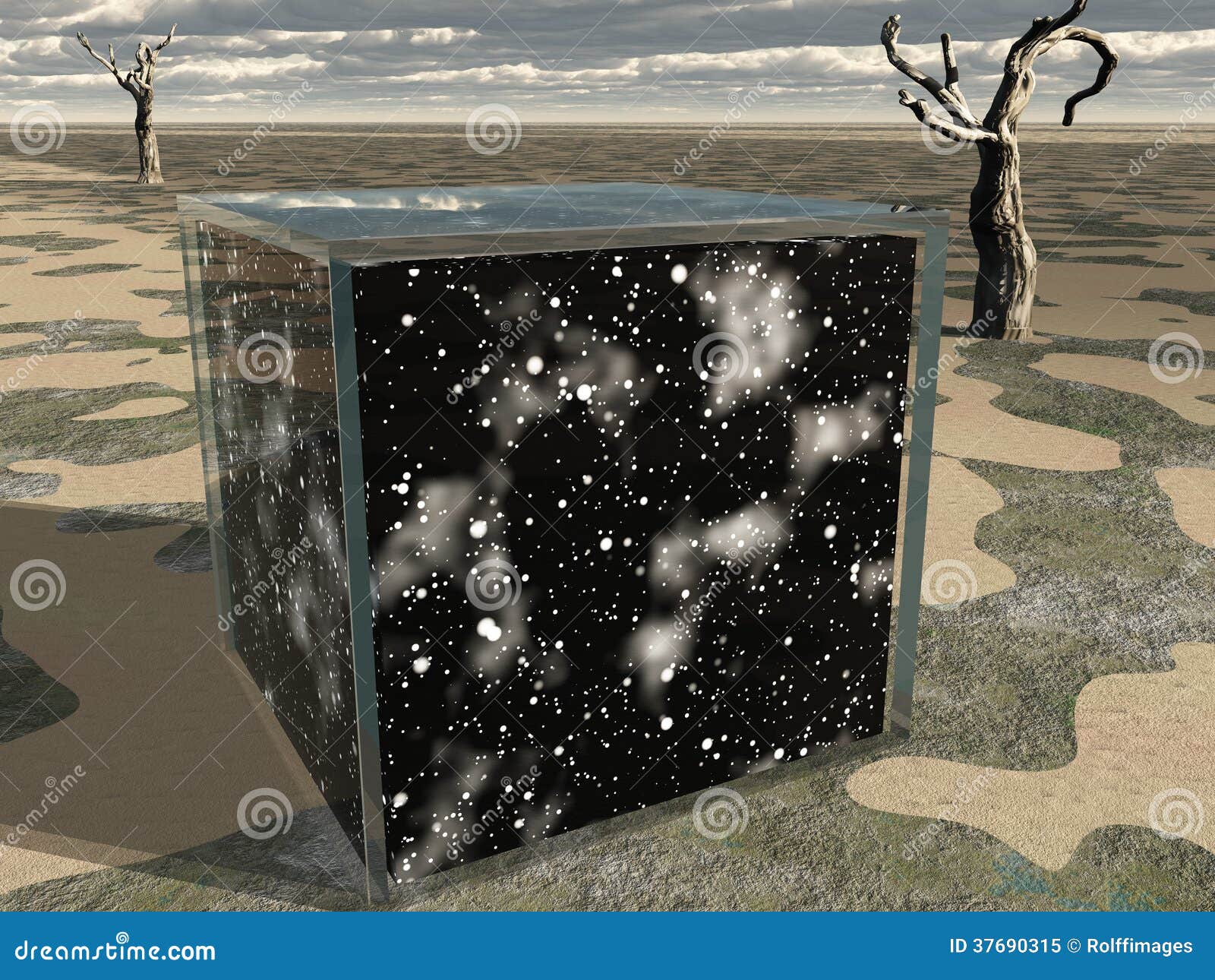 Box stock illustration. Illustration of space, light - 37690315
