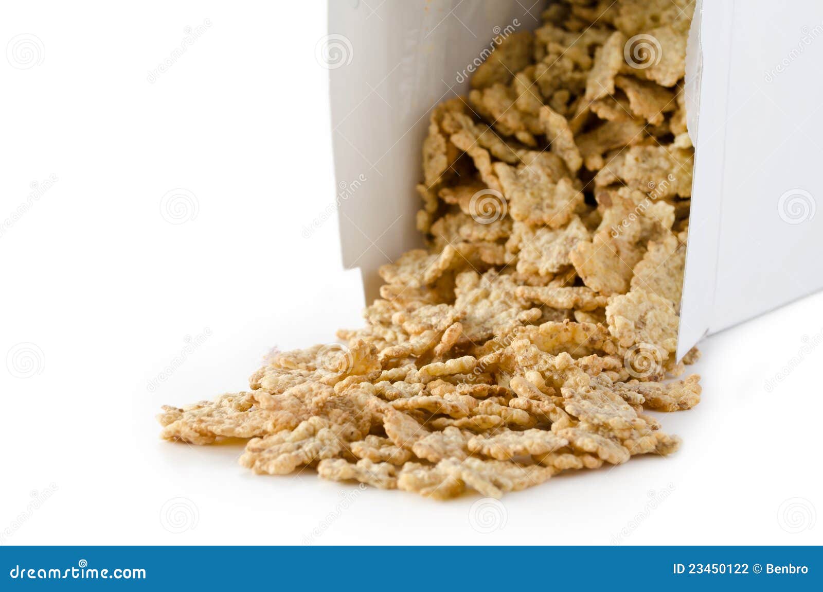 Box of cornflakes. stock photo. Image of food, eating - 23450122