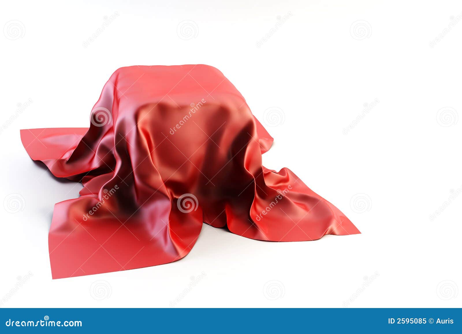 Box covered by cloth stock illustration. Illustration of crumpled - 2595085