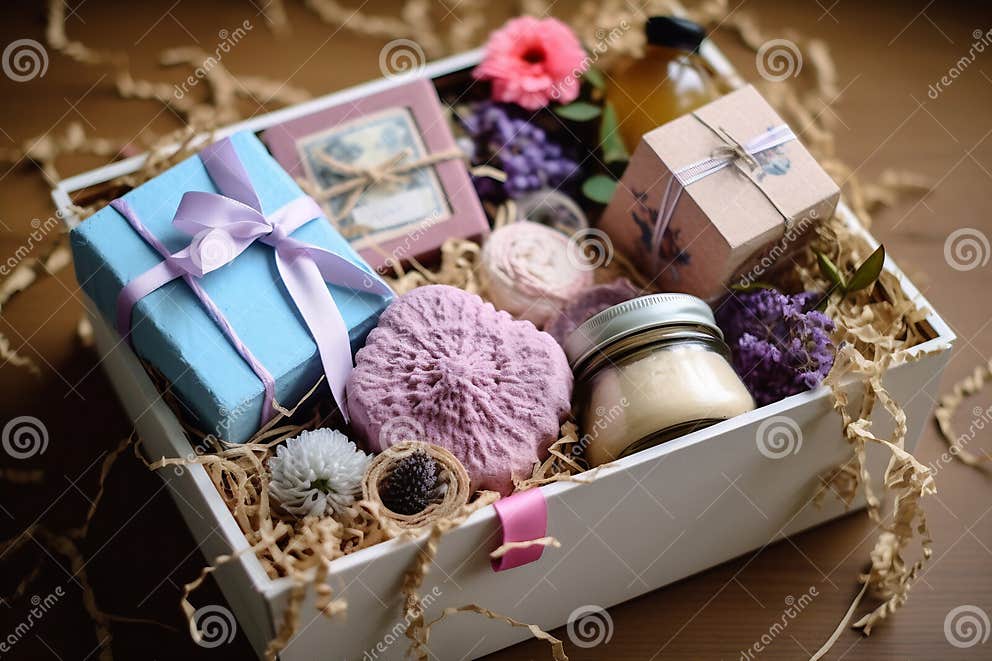 Assorted Items Packed in a Box Stock Illustration - Illustration of ...