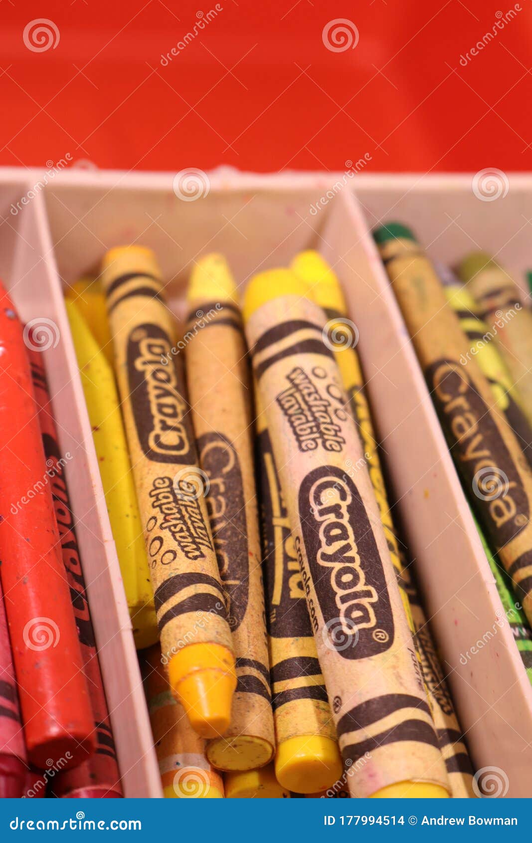 A Box of 64 Crayola Crayons Editorial Stock Image - Image of color ...