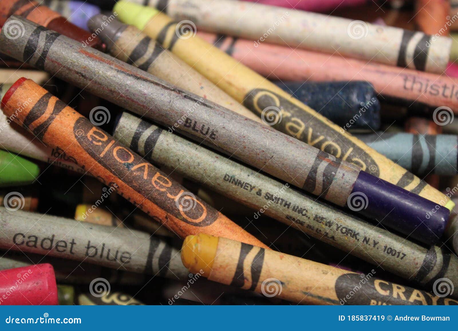 A Box of 64 Crayola Crayons Editorial Stock Image - Image of childrens ...