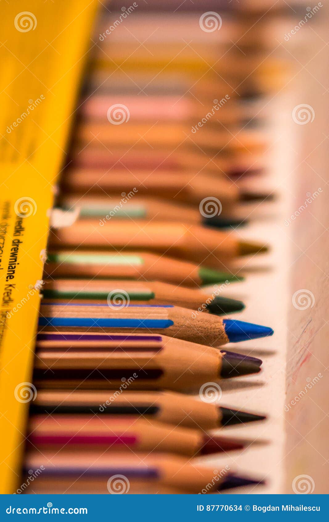 A box of crayons stock photo. Image of texture, crayons - 87770634