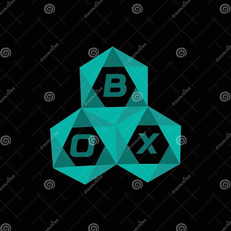 BOX Creative Minimalist Letter Logo. BOX Unique Vector Initials ...
