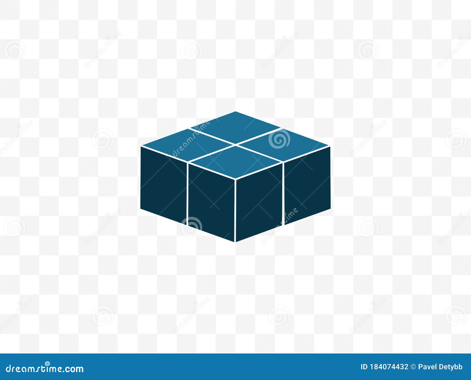 Box, Cube Icon. Vector Illustration, Flat Design Stock Illustration ...