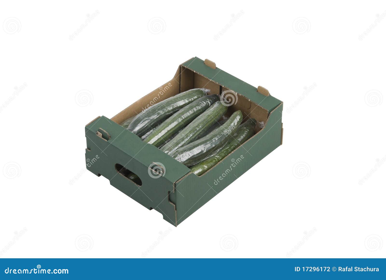 Box of Cucumbers stock photo. Image of food, background - 17296172