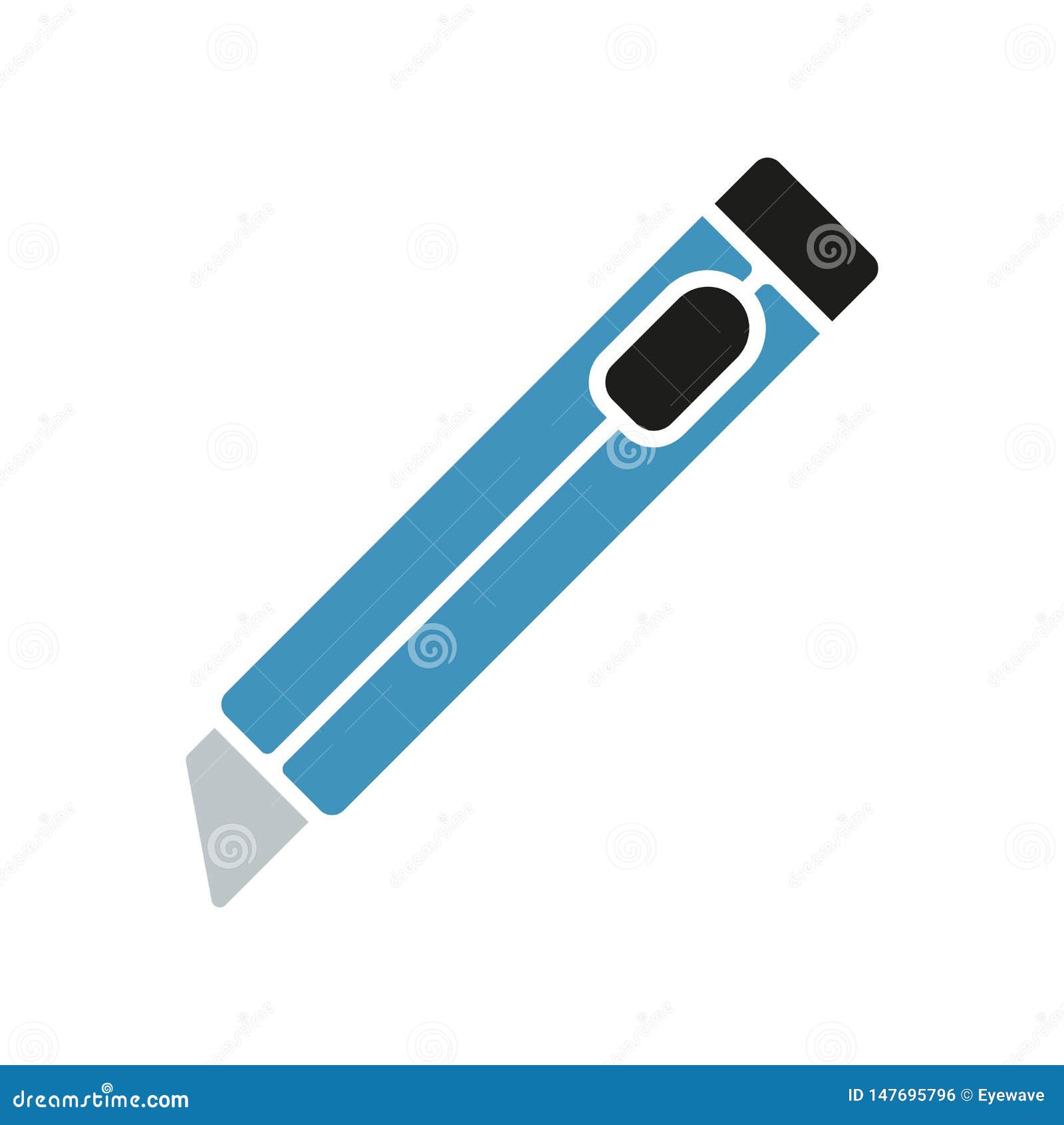 Box cutter tool icon stock vector. Illustration of symbol - 147695796