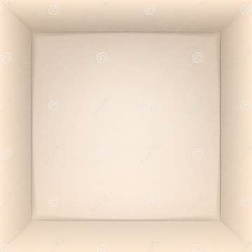 Box 3d Top View. Vector Illustration Stock Vector - Illustration of ...