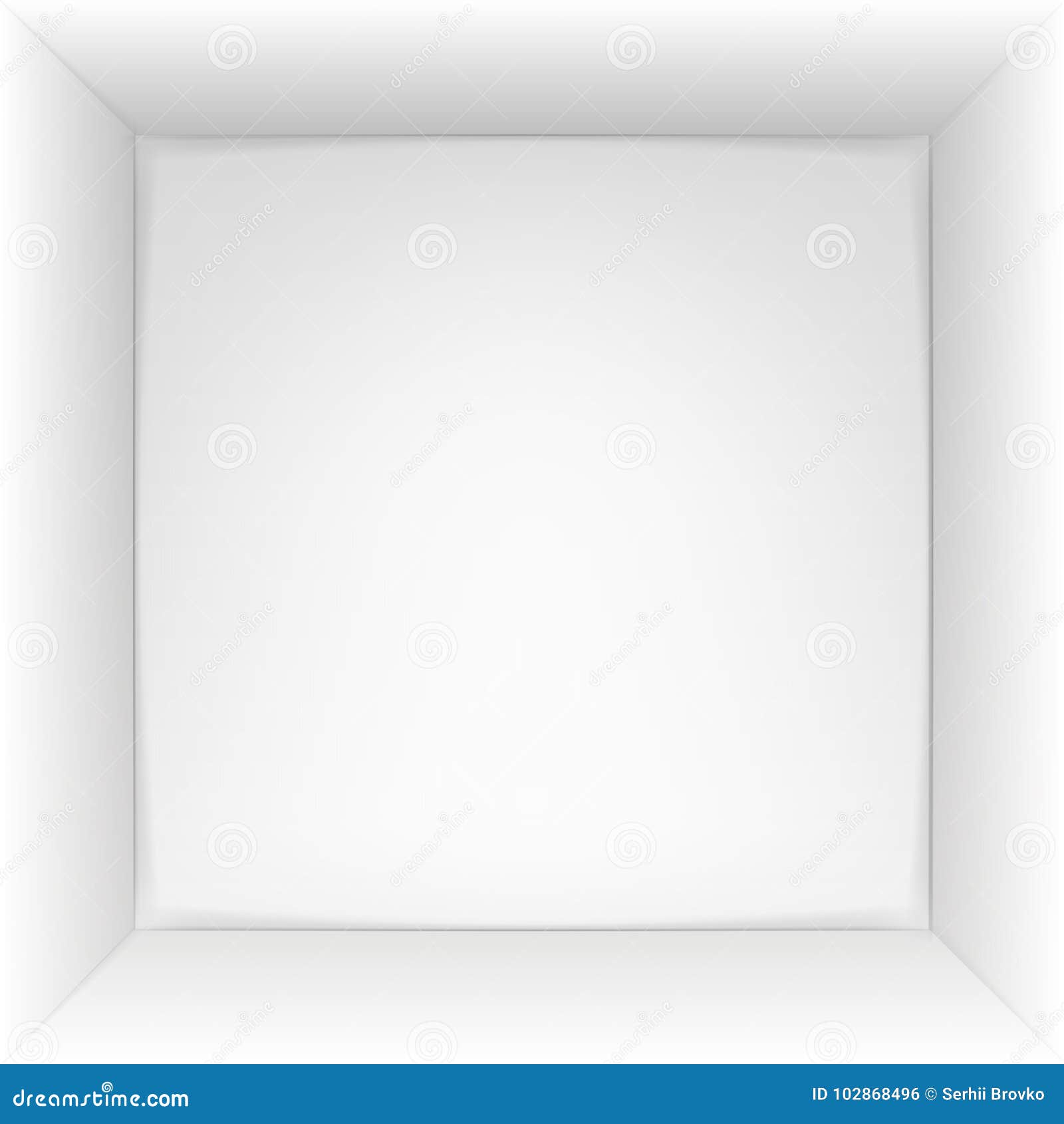 Box 3d Top View. Vector Illustration Stock Vector - Illustration of ... Box 3d Top View. Vector Illustration Stock Vector - Illustration of ...