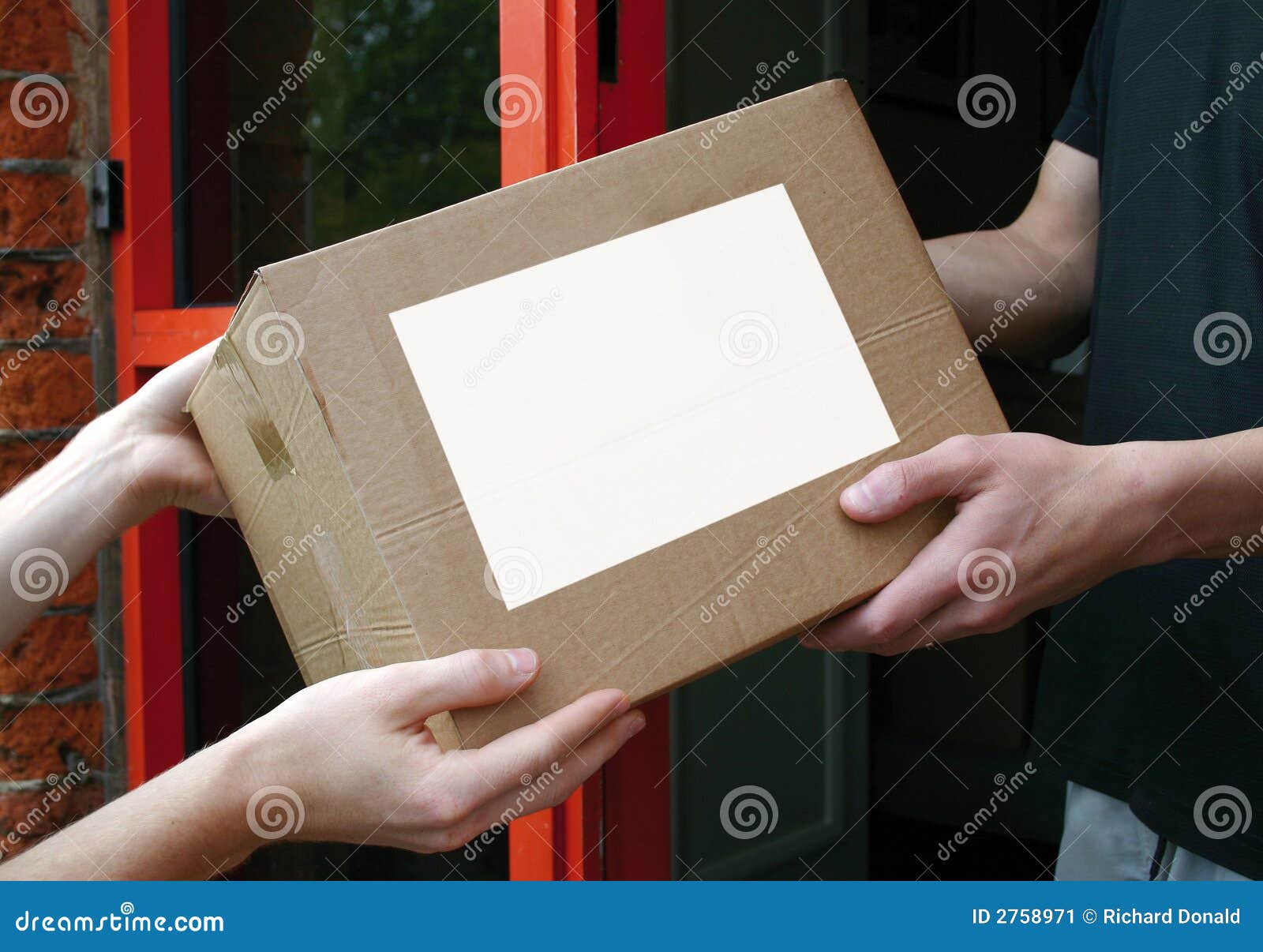 Box Delivery stock image. Image of cardboard, home, transaction - 2758971