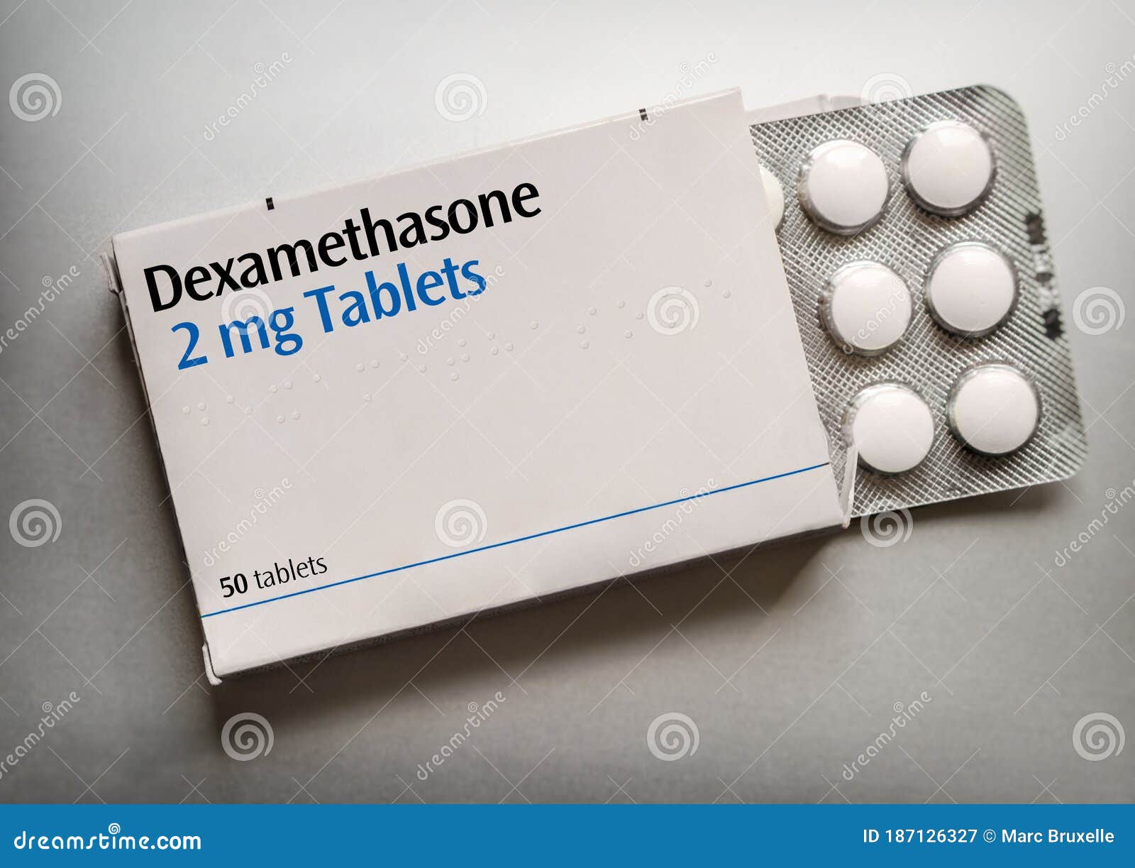 Box of Dexamethasone Tablets Editorial Photography - Image of ...