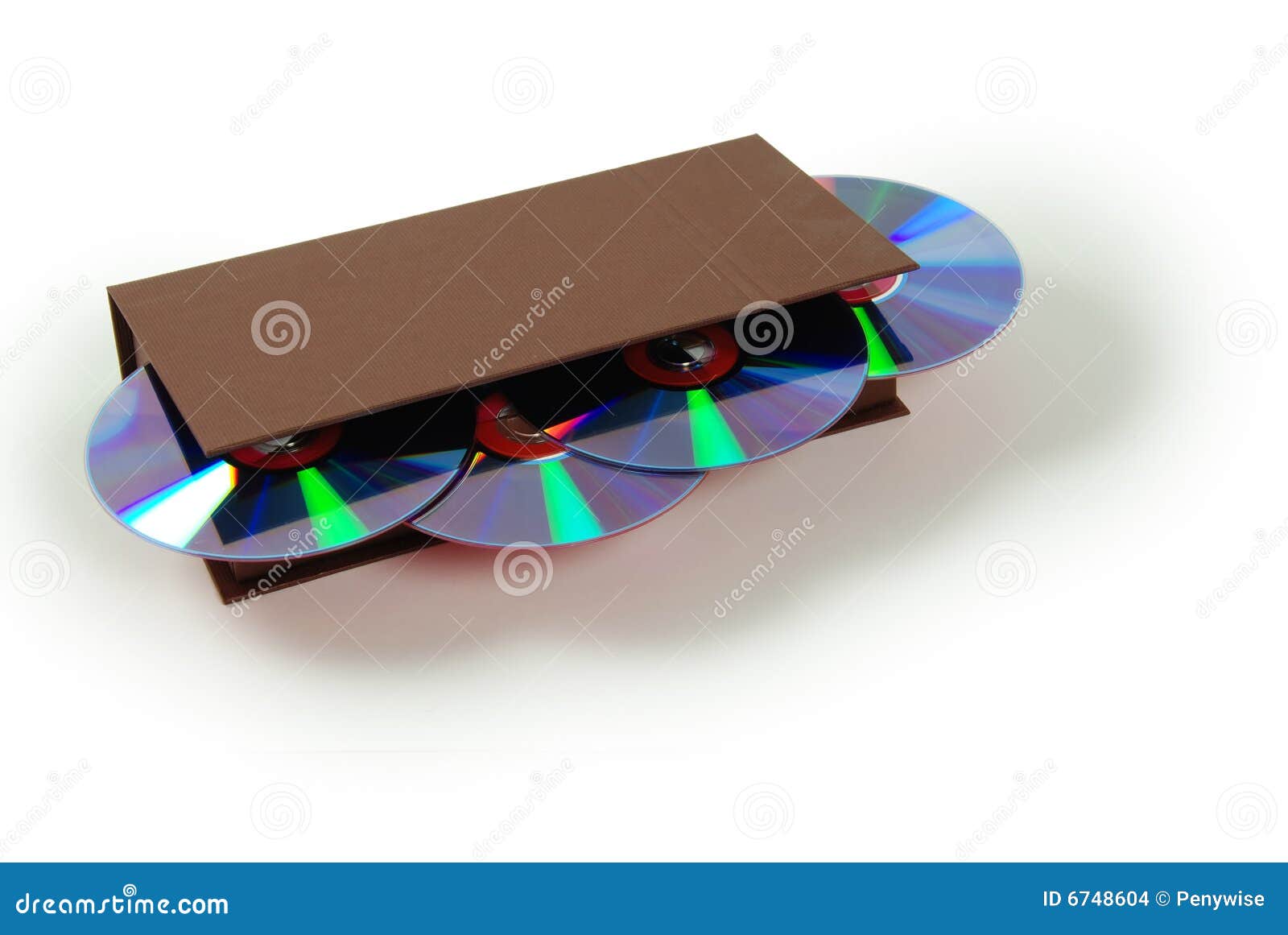 Box of DVDs stock photo. Image of backup, data, hide, disc - 6748604