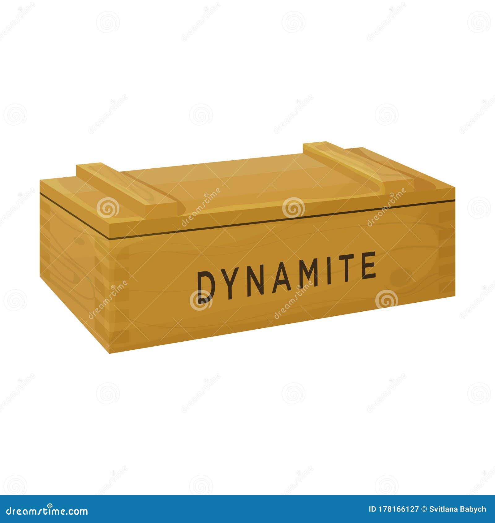 Dynamite Vector Illustration On White Background. Vector Cartoon Set ...