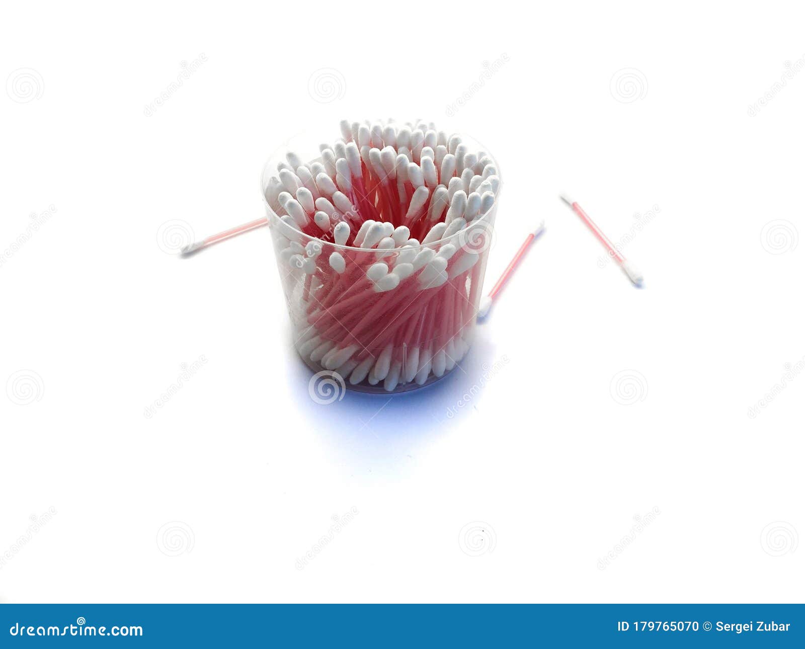 Box of ear sticks stock photo. Image of cosmetics, object - 179765070