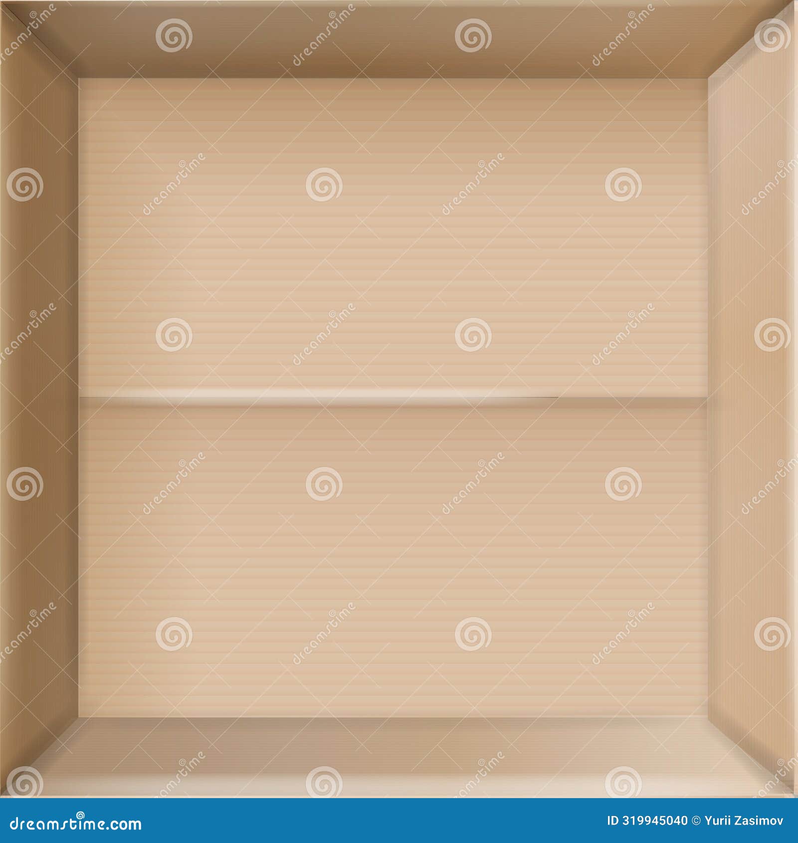 Box. Empty Open and Closed Cardboard Box Stock Vector - Illustration of ...