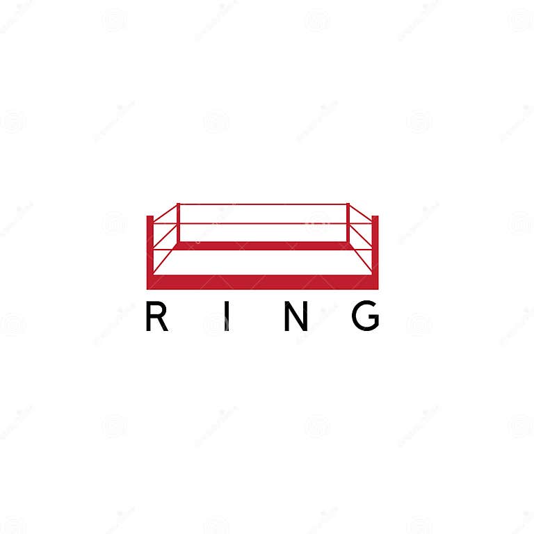 Box Fight Club Ring Vector Design Stock Vector - Illustration of ...