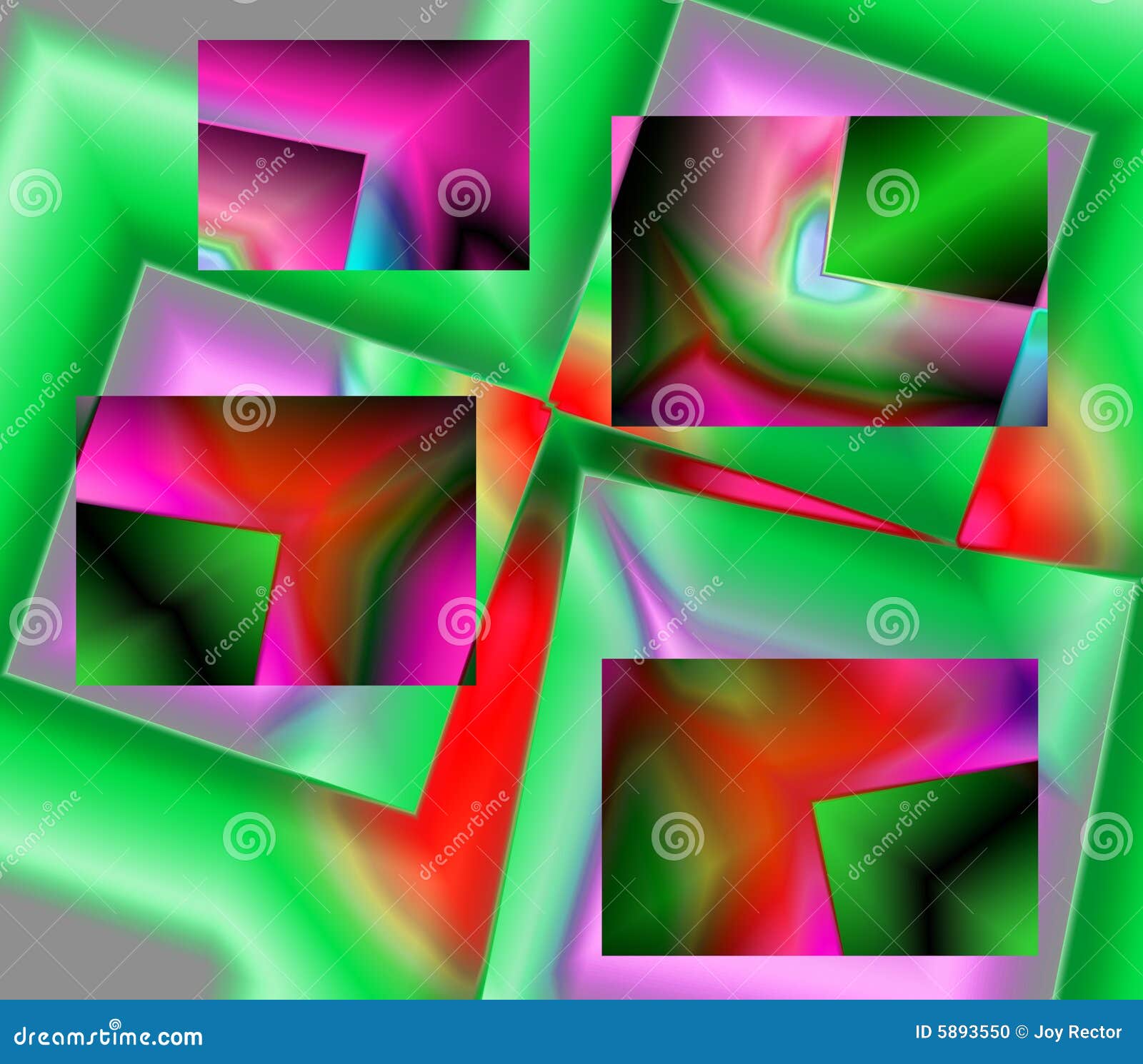 Box Fractal Abstract stock illustration. Illustration of color - 5893550