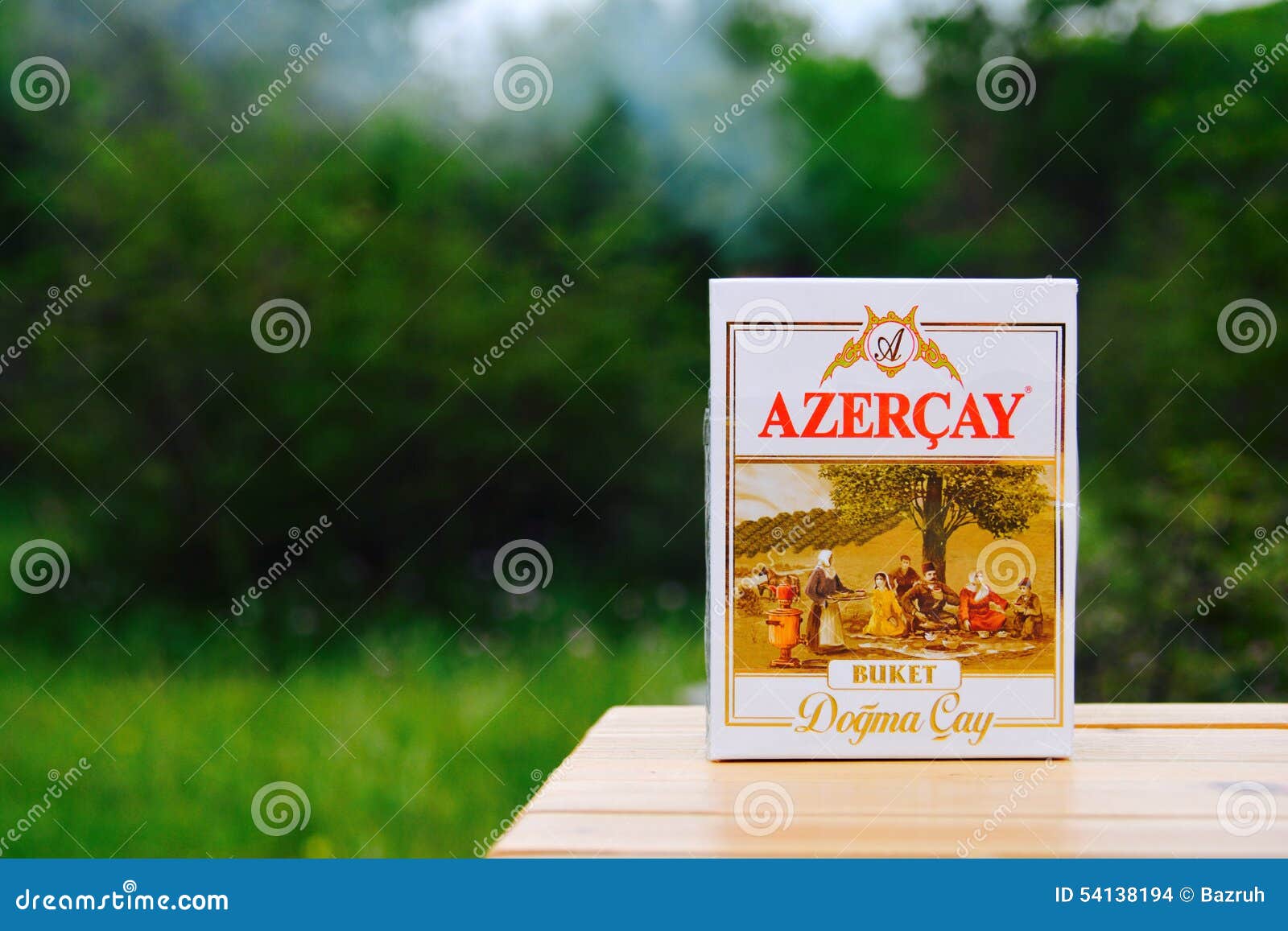 Box of Fragrant Tea, Azercay Editorial Stock Image - Image of ...
