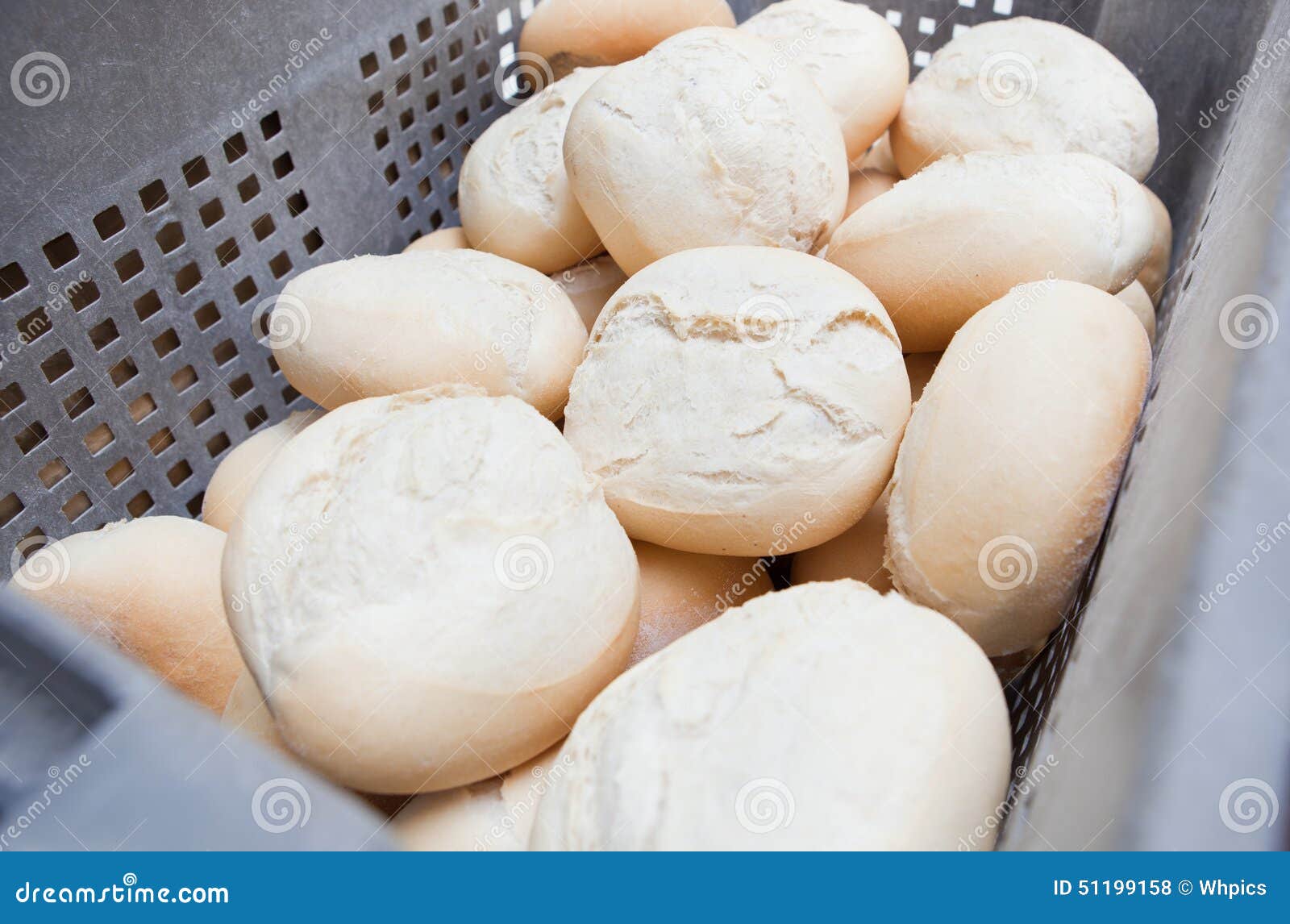 Box of Fresh Baked Bread Rolls Stock Photo - Image of making, handcraft ...