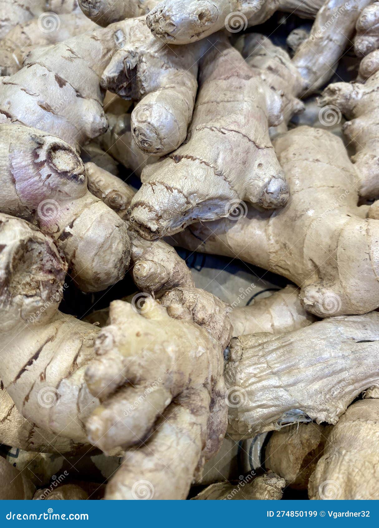 Box full of ginger stock image. Image of root, flavouring - 274850199