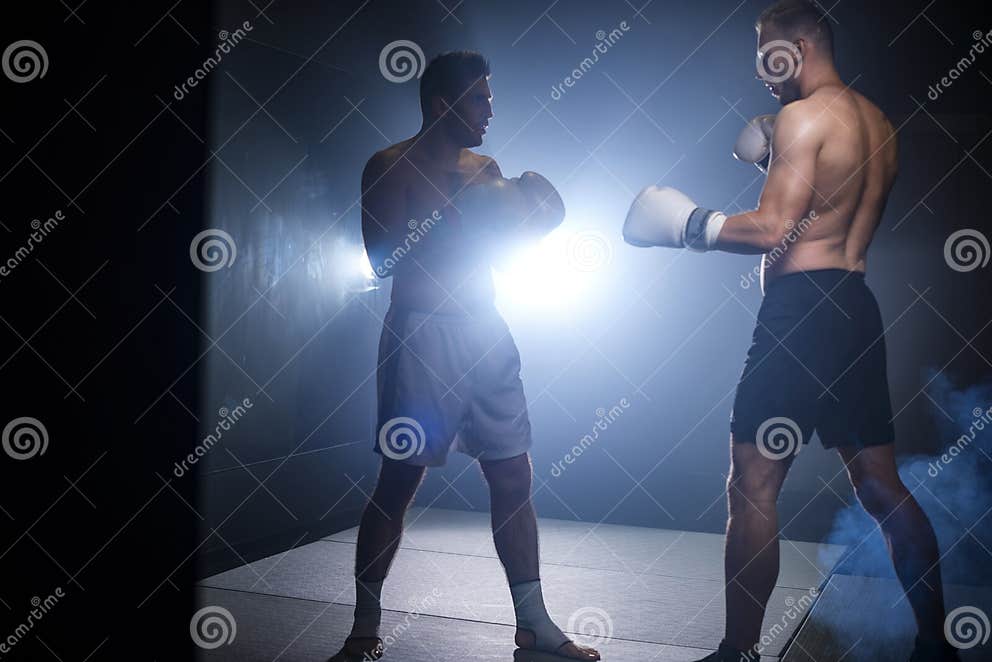 Box stock photo. Image of self, full, concentration, shirtless - 92298804