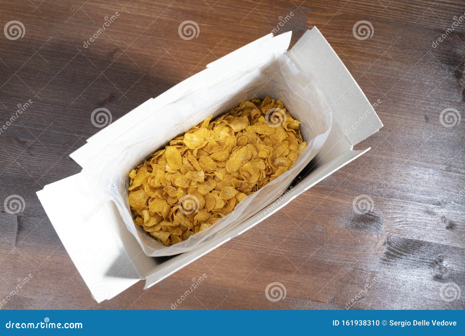 Generic Cereal Box on the Table Stock Photo - Image of grain, freshness ...