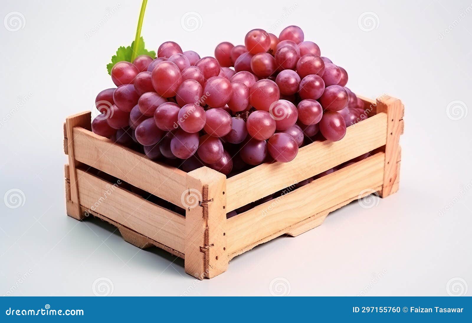 Box of Grapes on Transparent Background -Generative Ai Stock ...