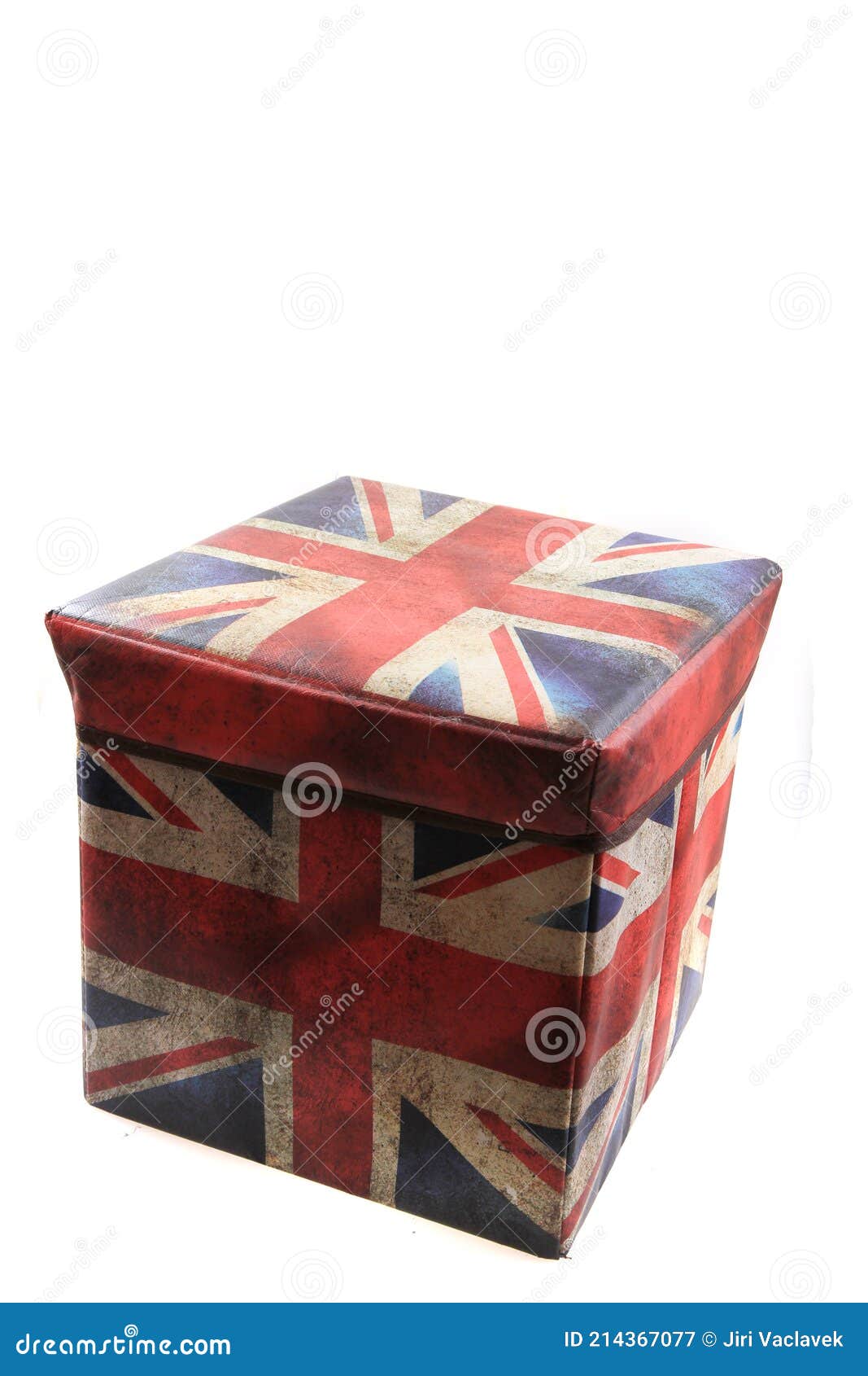 Box with Great Britain Flag Stock Image - Image of abstract, colors ...