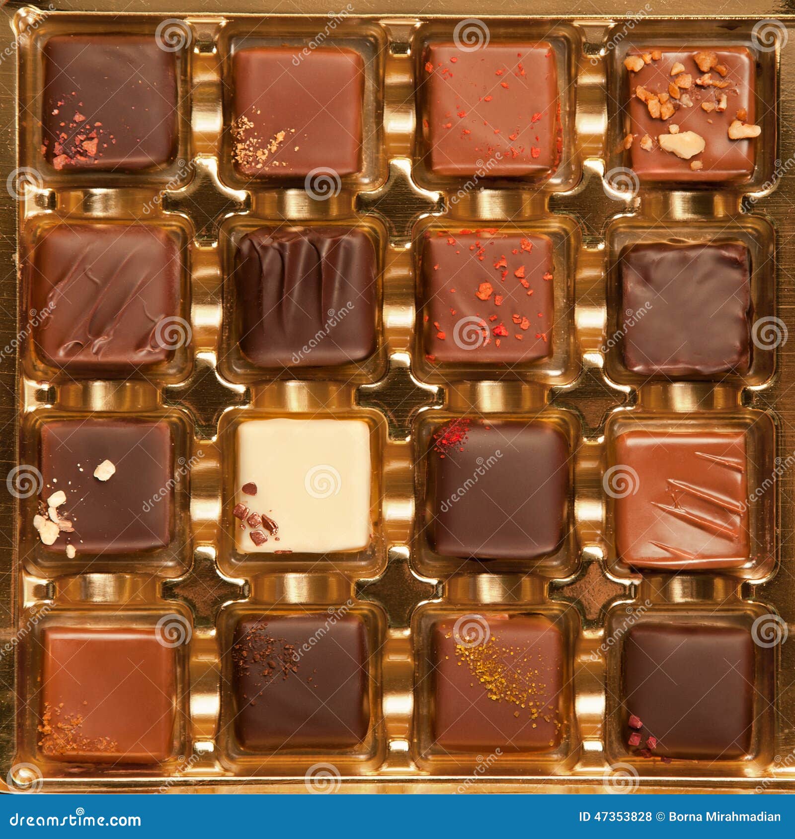Box Of Handmade Luxury Chocolates Royalty-Free Stock Image ...