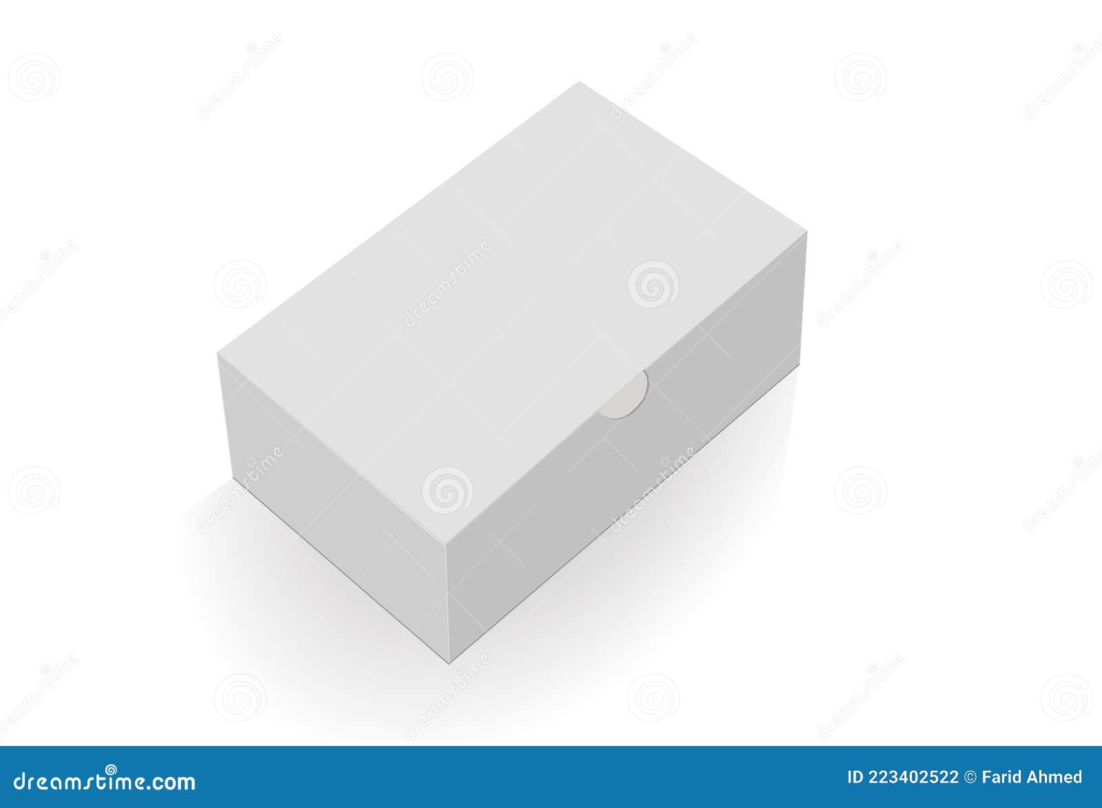 White Color Box Easily Color Changable and Editable Stock Vector ...