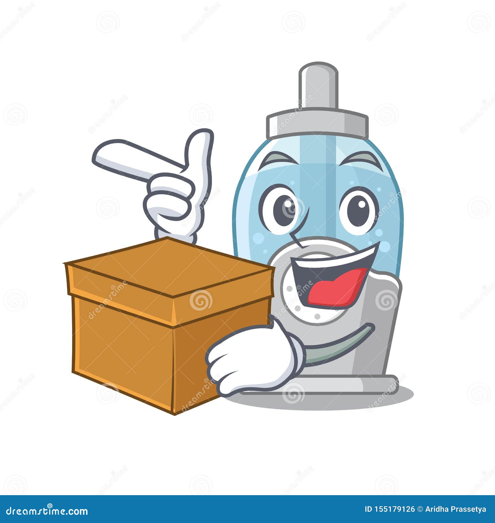 With Box Humidifier in the a Cartoon Bedroom Stock Vector ...