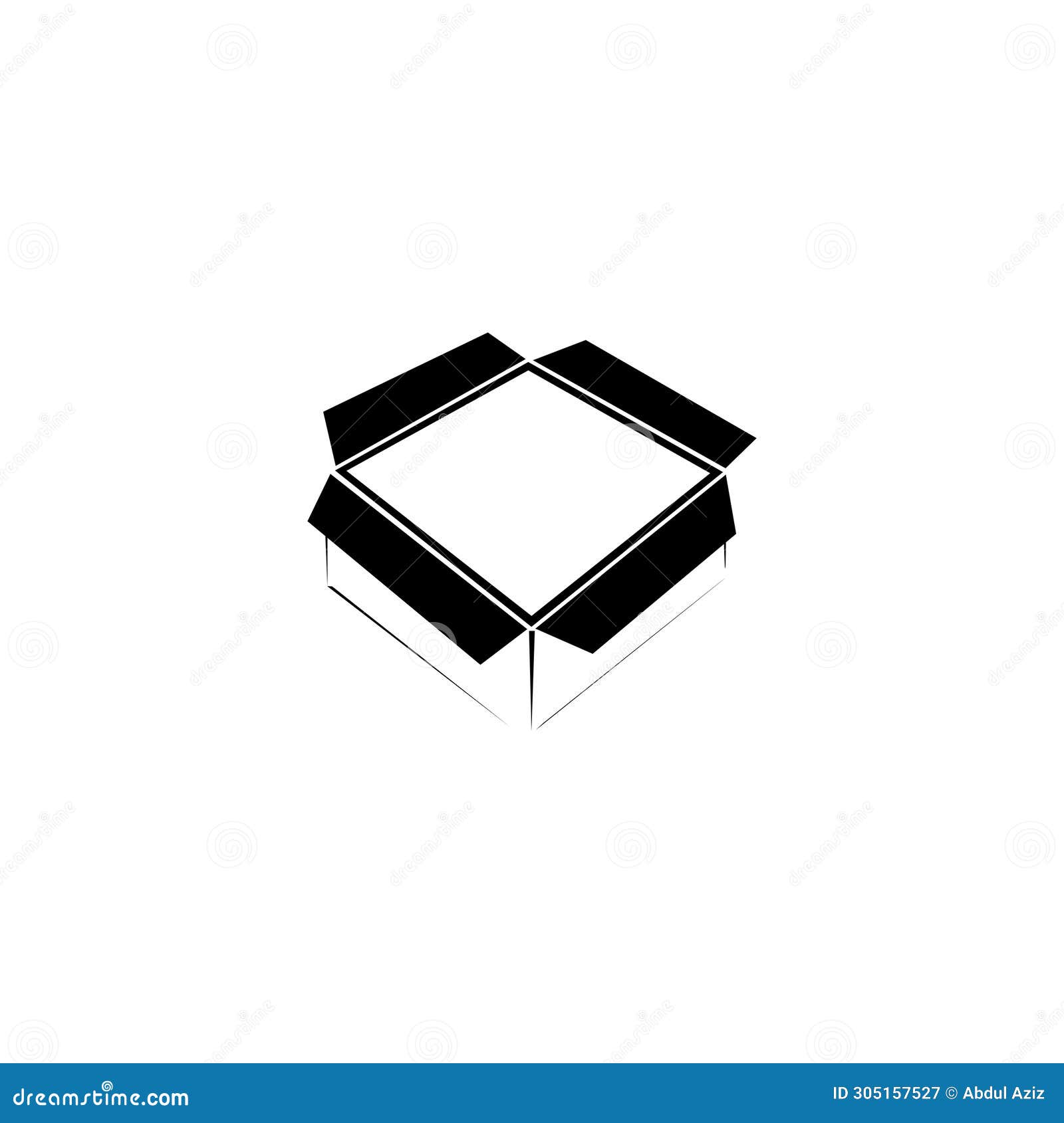 Box Icon Logo Template Vector Stock Vector - Illustration of logotype ...