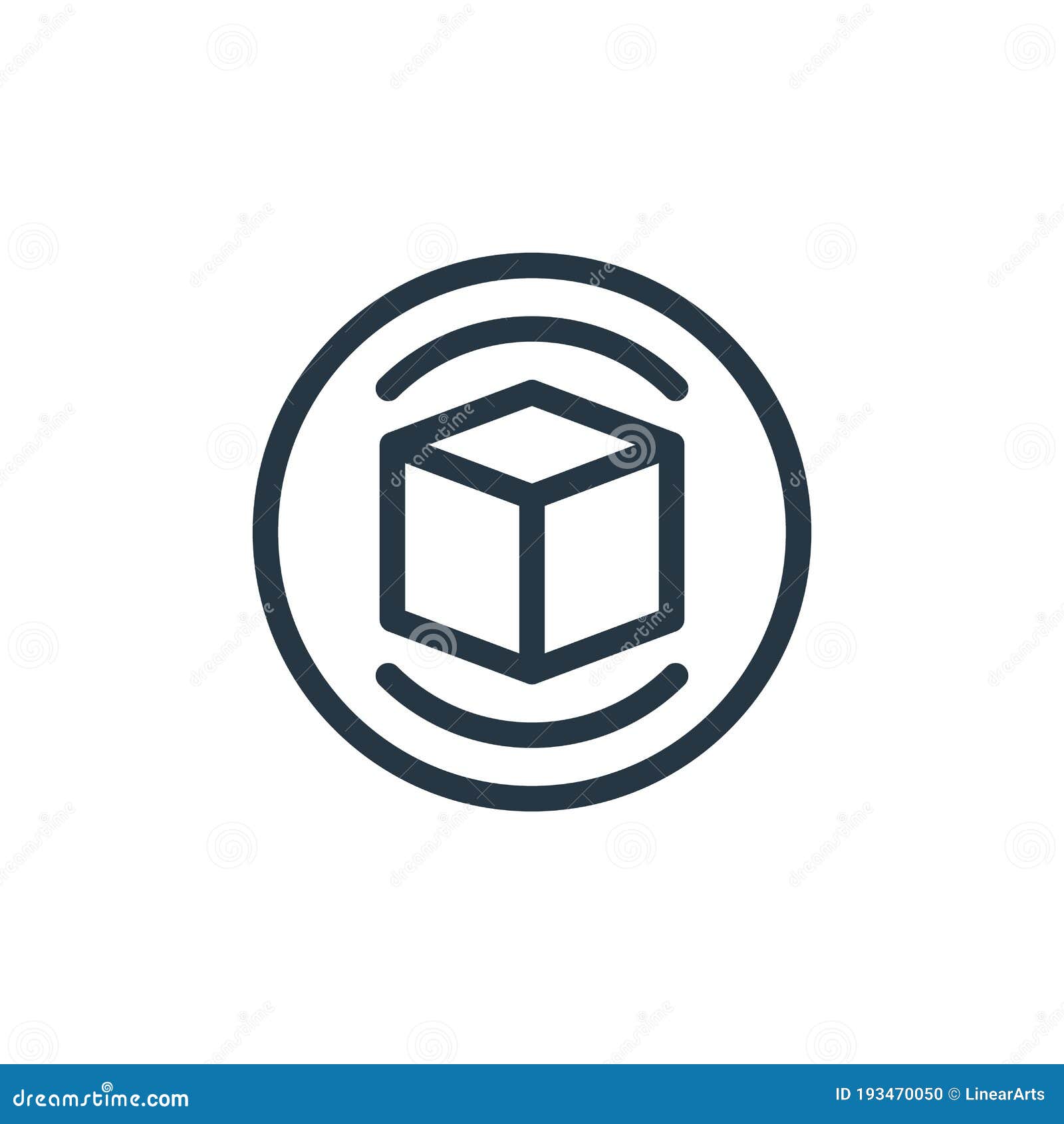 Box Icon Vector from Designing Concept. Thin Line Illustration of Box ...