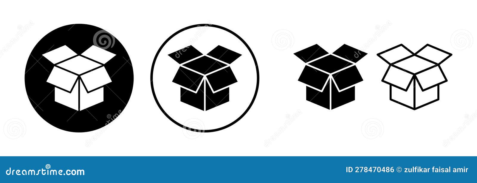 Box Icon . Box Sign. Delivery Package. Parcel Box Stock Vector ...